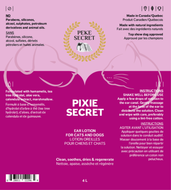 PIXIE SECRET ear lotion – Peke Secret